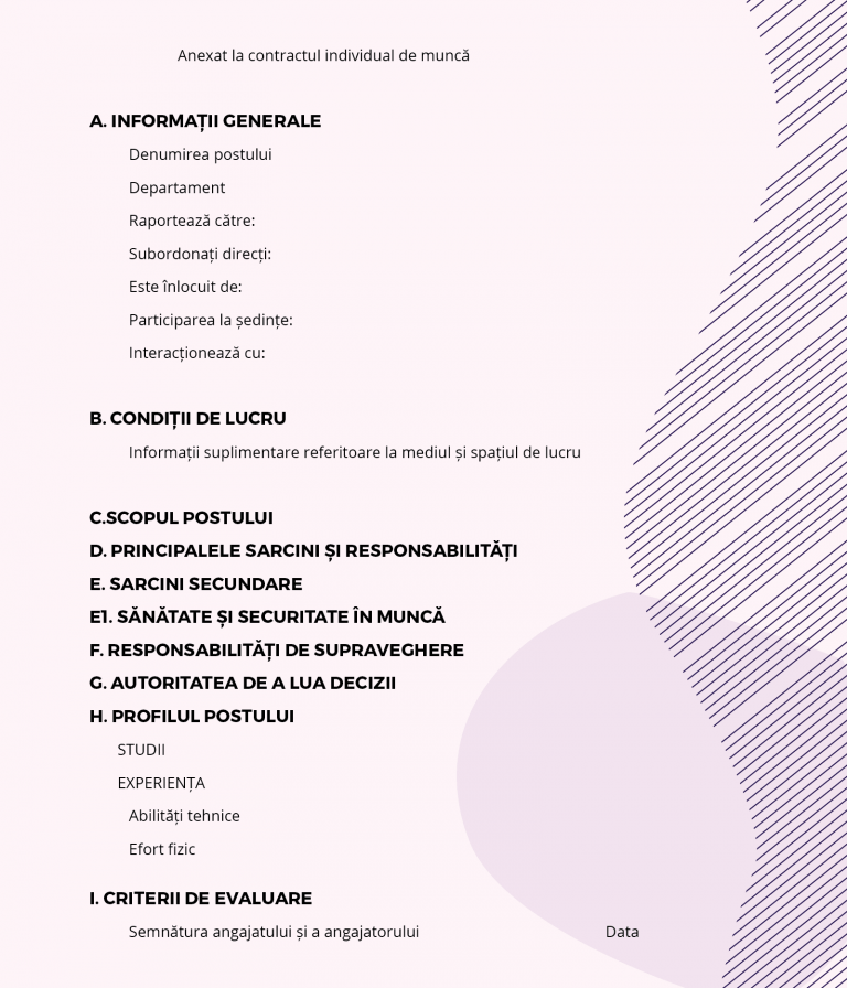 Fișa postului: de ce este importantă și cum trebuie să arate!